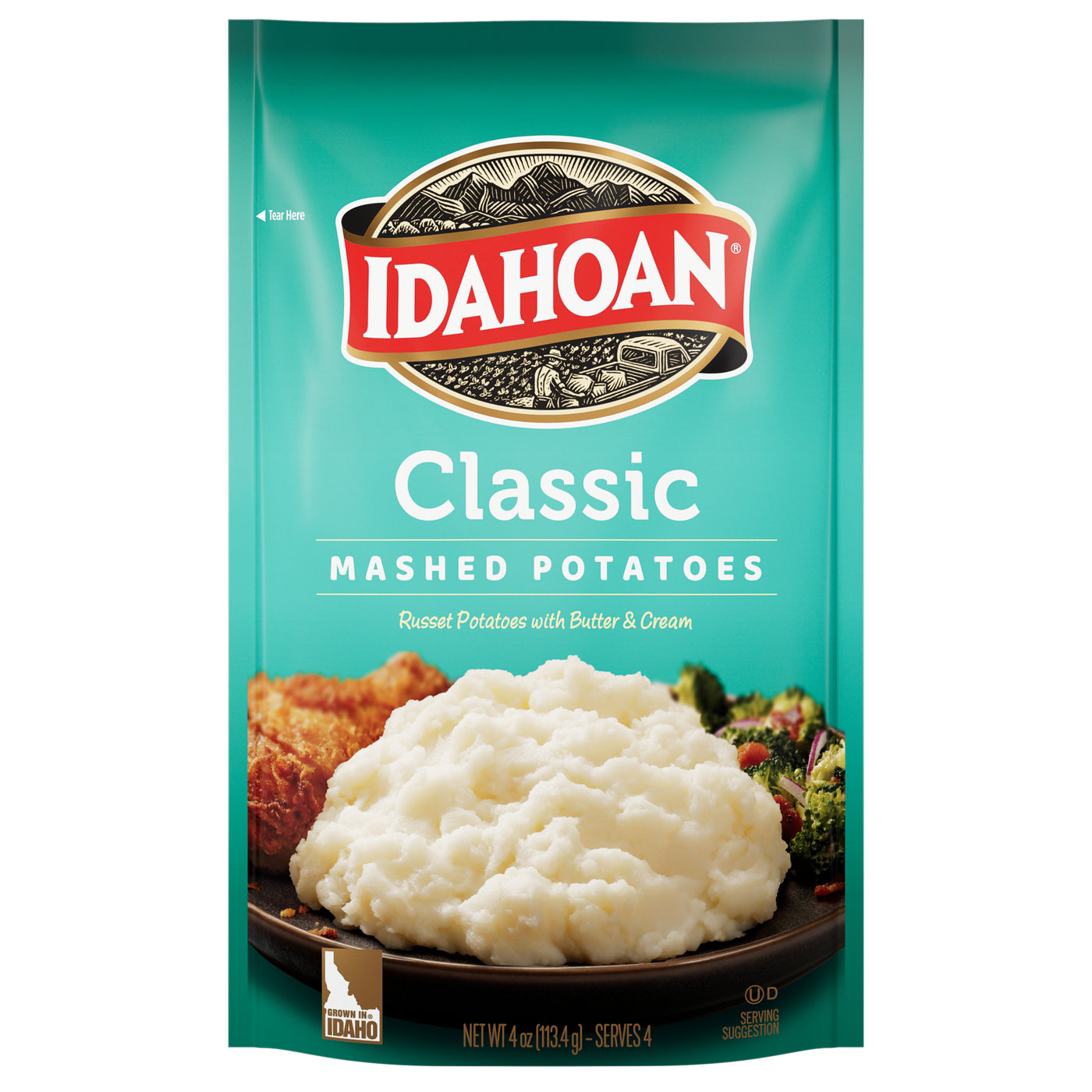 Idahoan® Classic Mashed Potatoes, 4 oz (Pack of 12)
