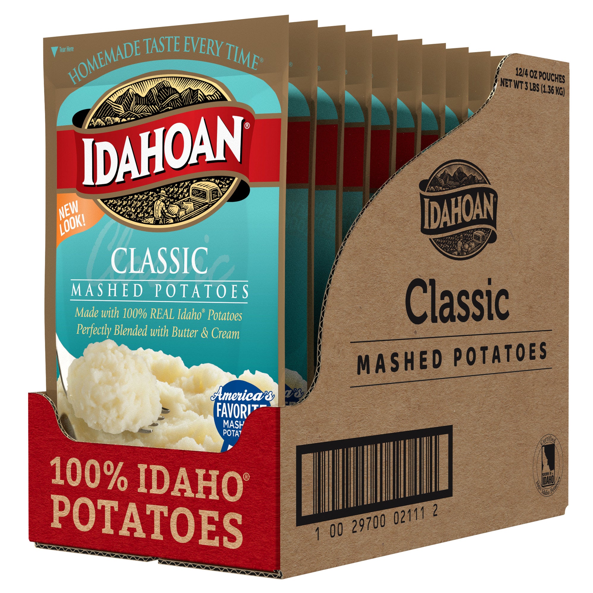 Idahoan® Classic Mashed Potatoes, 4 oz (Pack of 12)