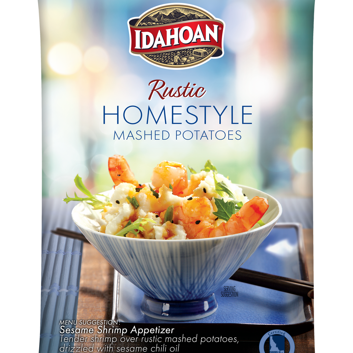 Idahoan® RUSTIC Homestyle Mashed Potatoes, lumps only, 28 Oz (Pack of